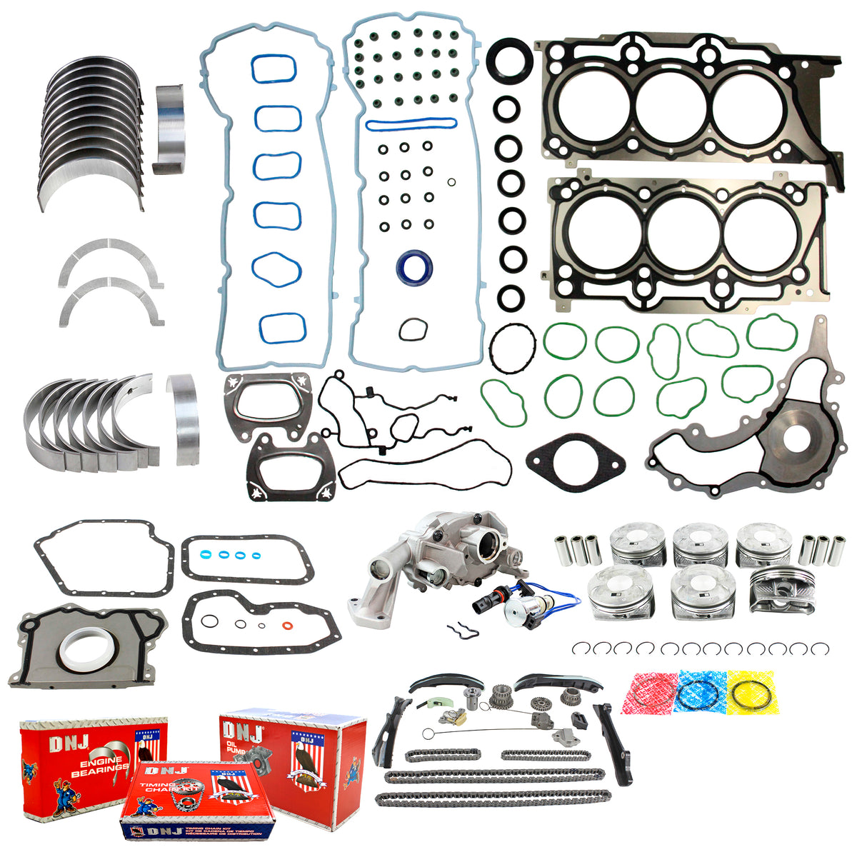 3.6L Pentastar Engine Rebuild Kit: 2011 to 2022 Dodge, Ram, Chrysler ...