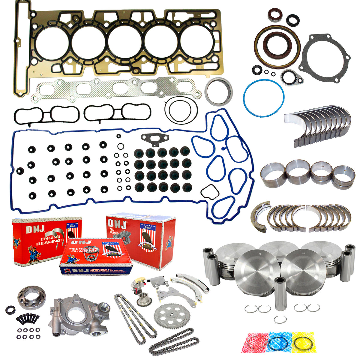 Engine Rebuild Kit for 2004-2006 Chevy, GMC, Hummer, Isuzu 3.5L L5: MPN ...