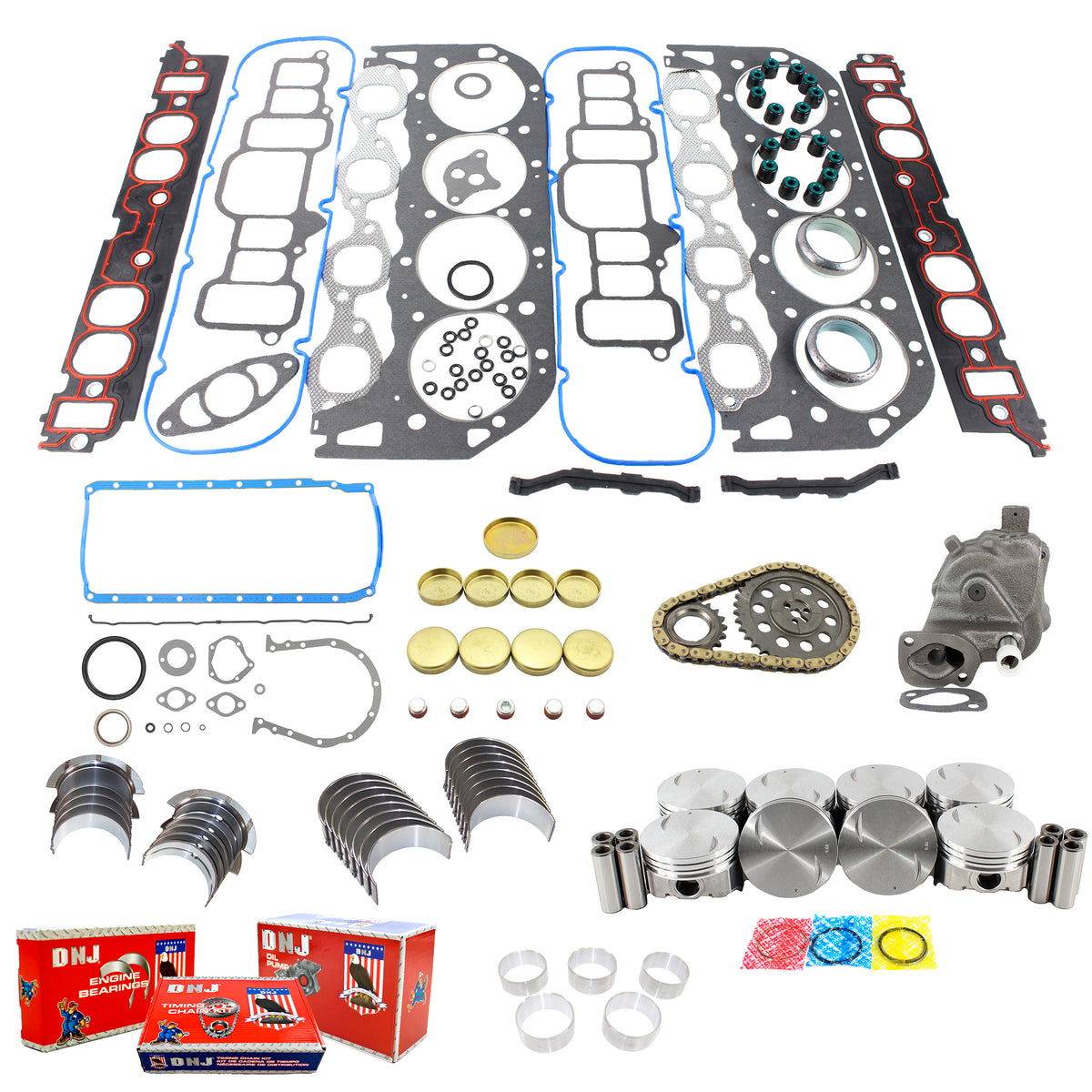 Engine Rebuild Kit for 1998-2000 Chevrolet/GMC 7.4L V8: MPN EK3174AM