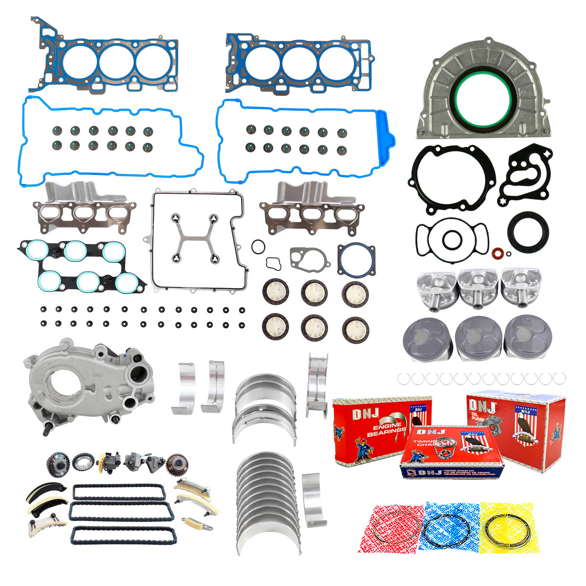 Engine Rebuild Kit: 2009-2011 Buick Enclave, 2009-2010 Saturn Outlook ...