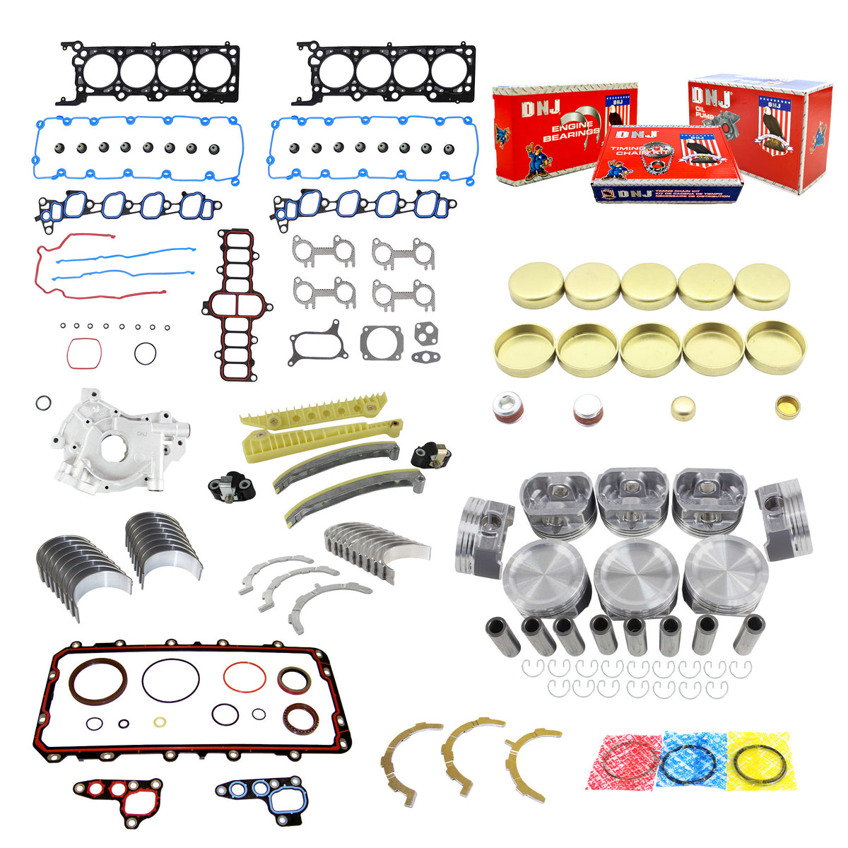 4.6 Ford Engine Rebuild Kit for 4.6L V8 in 2004 to 2007 F-150 & E-250