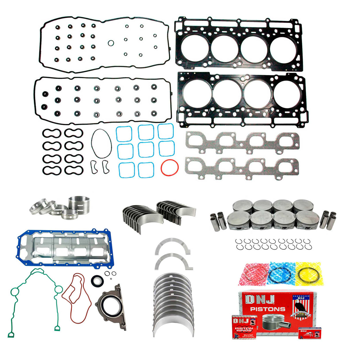 2011-2019 Dodge, Jeep & Chrysler 6.4L V8 HEMI Engine Rebuild Kits: MPN ...