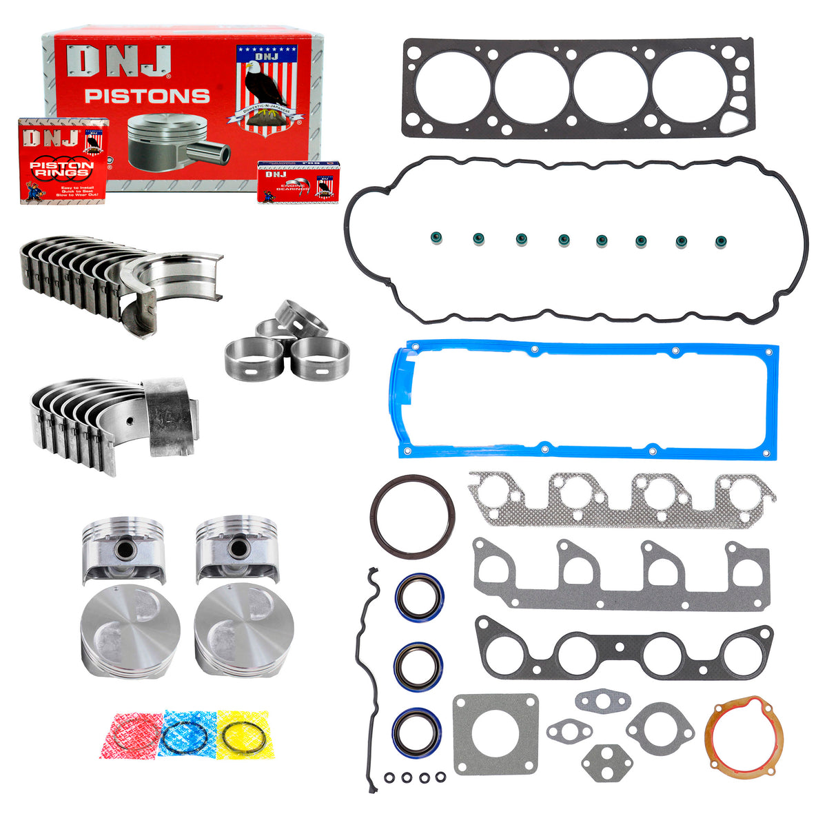 1995-1997 Ford Ranger & Mazda B2300 Engine Rebuild Kit: 2.3L L4 Engine ...