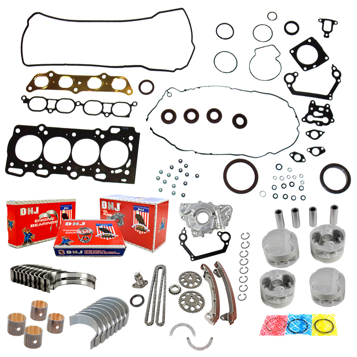 Rebuild Kit for Pontiac Toyota 2000-06 1.8L L4