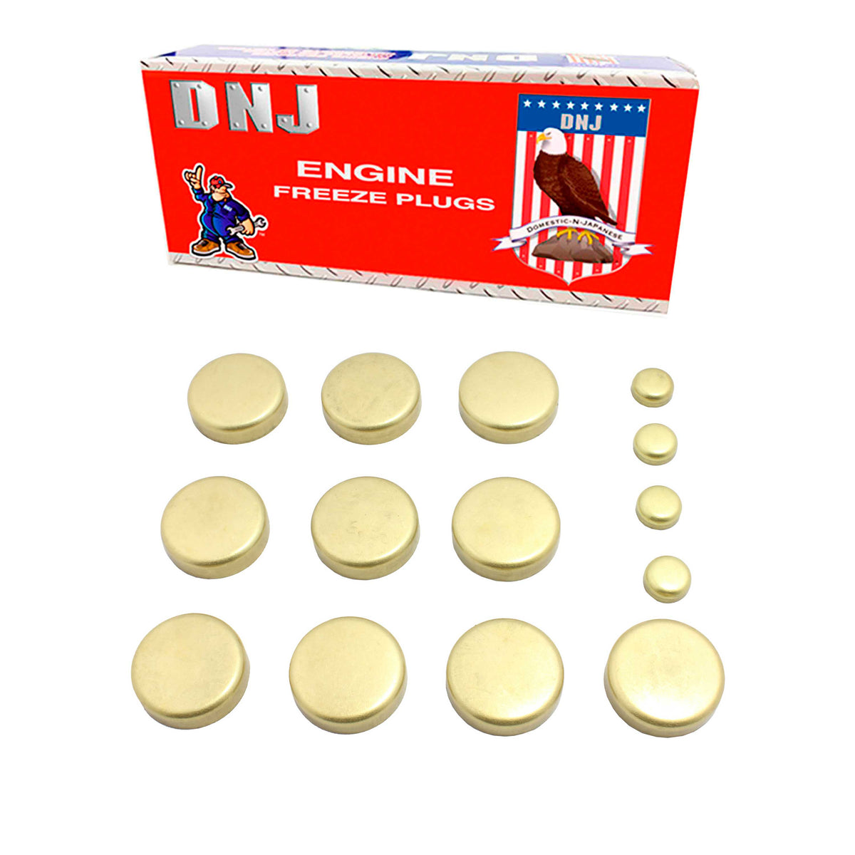 Freeze Plug Set (Brass) for Ford 2003-10 6.0L V8