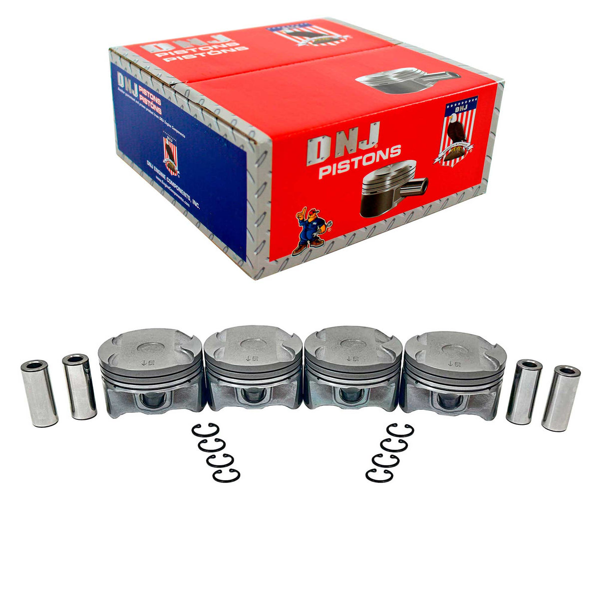 Piston Set (Oversizes Available) 2016-2022 Chevrolet 1.4L