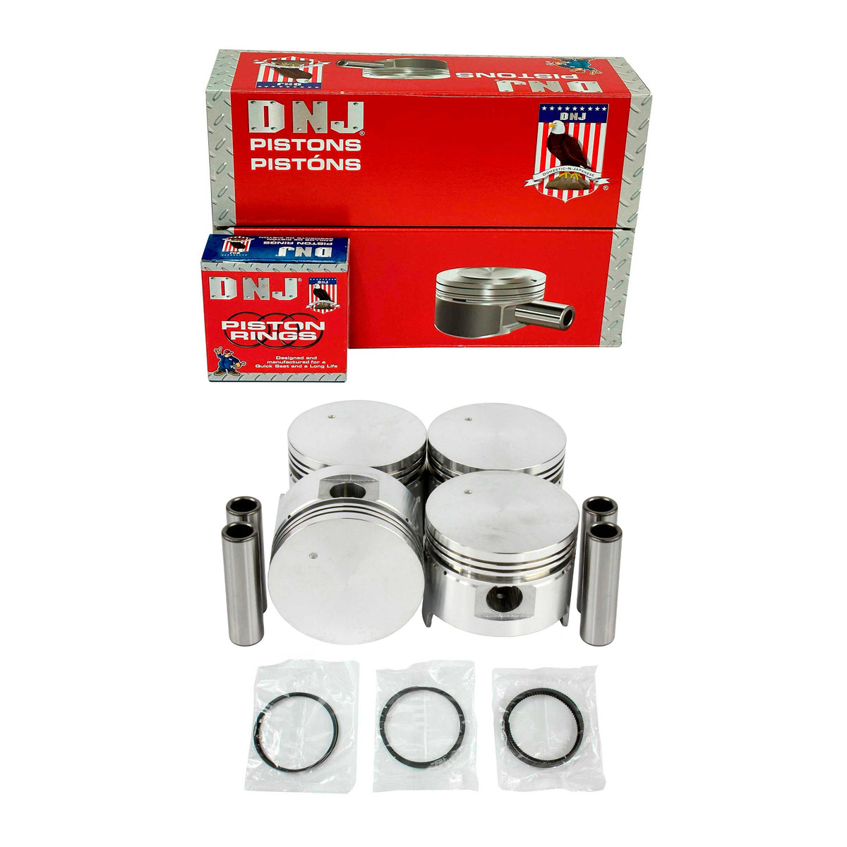 Piston and Ring Set 1982-1983 Honda 1.5L